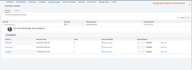 Should We Use Interview Central in SAP SuccessFactors Recruiting?