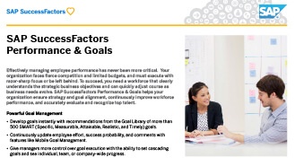 SAP SuccessFactors Performance Management | AltaFlux