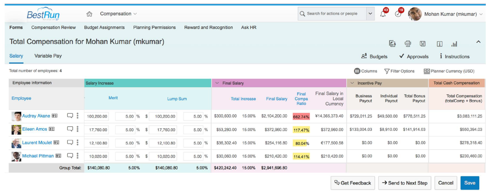 Q2 2018 Release Highlights: SuccessFactors Compensation & Variable Pay