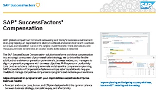 SAP SuccessFactors Compensation | AltaFlux