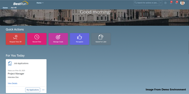 New Homepage Experience Now Available in SAP SuccessFactors