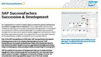SAP SuccessFactors Succession Planning | AltaFlux