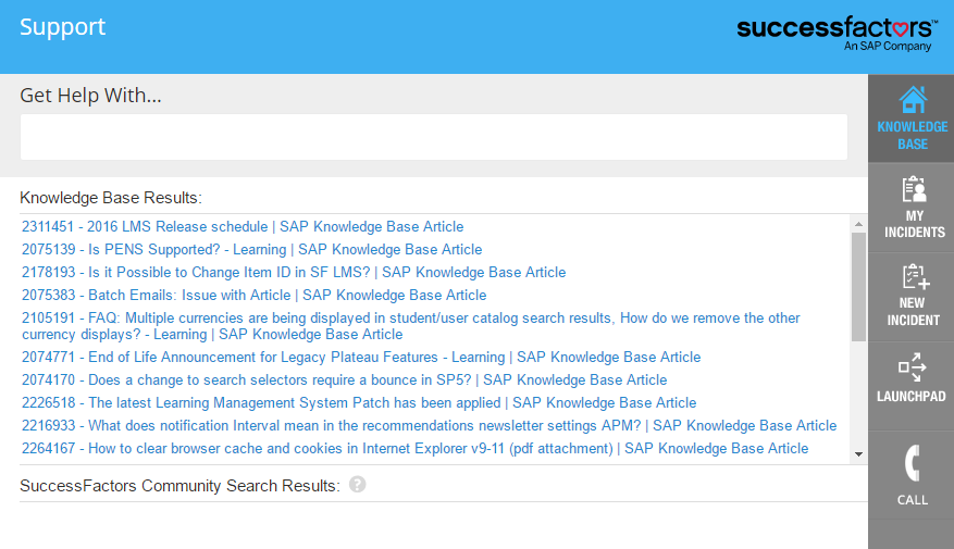 How to Connect With SAP Support for Help With SuccessFactors Issues