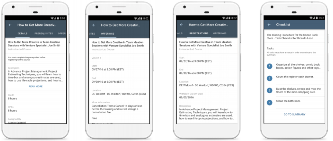 Q2 2017 Release Highlights: SuccessFactors Mobile