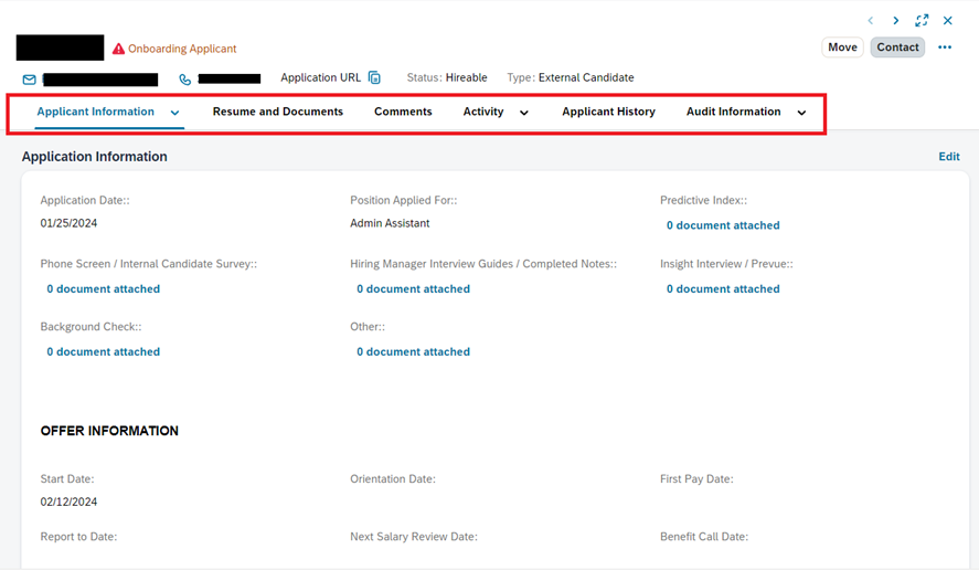 SuccessFactors Redesigned Applicant Management Tool: Evaluation and ...
